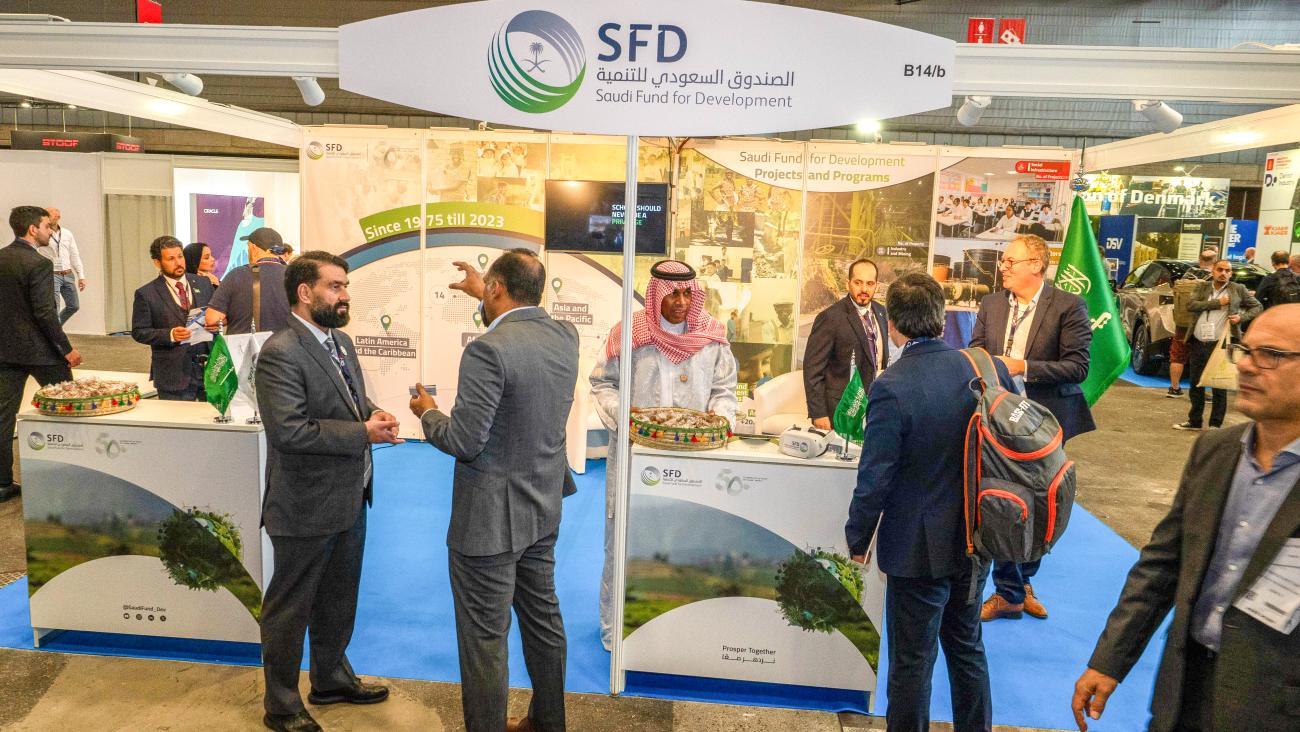 Saudi Fund for Development Showcases Global Impact at AidEx | SFD Portal