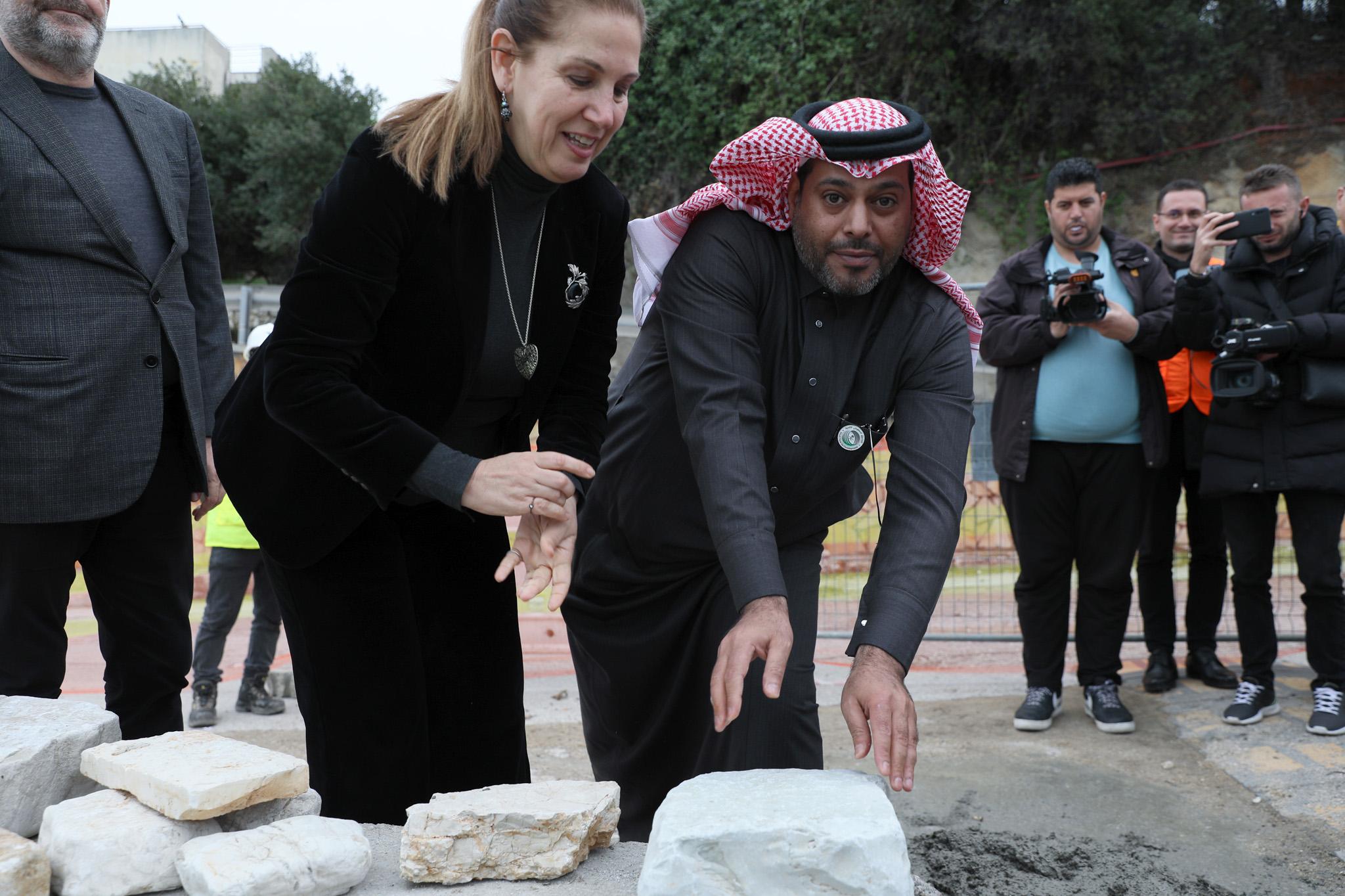 The Saudi Fund for Development lays the foundation stone for an ...